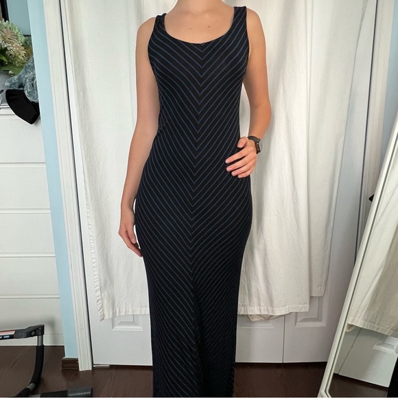Merona | Dresses | Merona Striped Maxi Dress | Poshmark